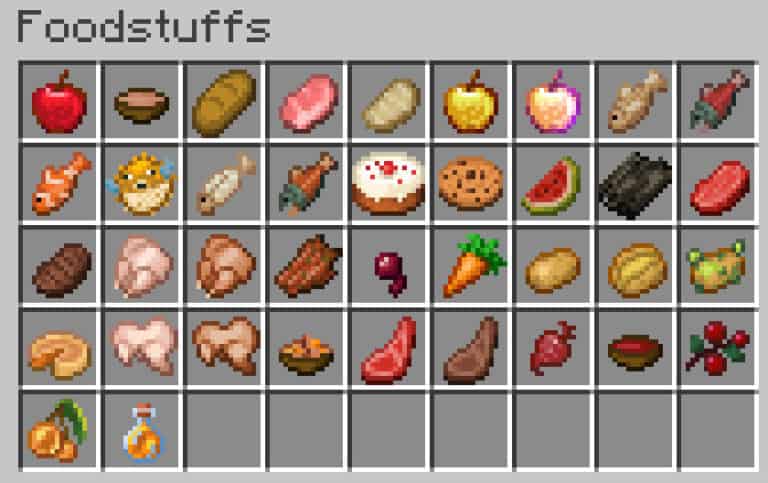 Minecraft Food Guide: The Best Food and Cooking Recipes - EnderChest